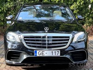 Melns Mercedes-Benz S 500 2018 Jūrmala, ar dzinēja tilpumu 3.00 L un nobraukumu 156 tūkst. km par 49700 €, foto  vietnē AUTOMOTO.COM.LV