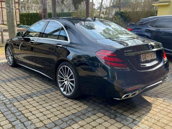 Melns Mercedes-Benz S 500 2018 Jūrmala, ar dzinēja tilpumu 3.00 L un nobraukumu 156 tūkst. km par 49700 €, foto 3 vietnē AUTOMOTO.COM.LV