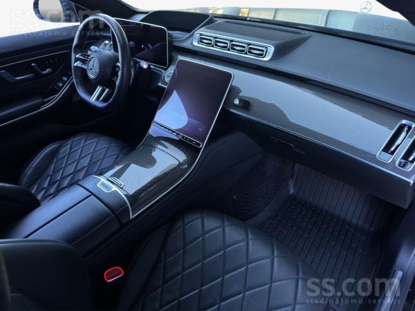 Melns Mercedes-Benz S 500 2021 Rīga, ar dzinēja tilpumu 3.00 L un nobraukumu 33 tūkst. km par 89900 €, foto 5 vietnē AUTOMOTO.COM.LV
