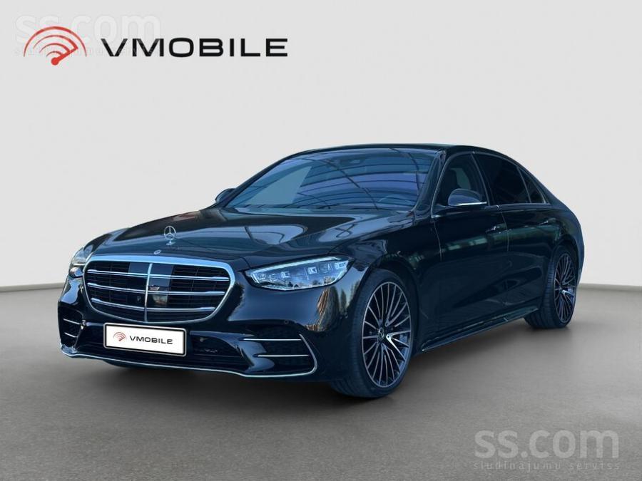 Melns Mercedes-Benz S 500 2021 Rīga, ar dzinēja tilpumu 3.00 L un nobraukumu 33 tūkst. km par 83900 €, foto 1 vietnē AUTOMOTO.COM.LV