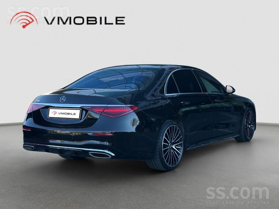 Melns Mercedes-Benz S 500 2021 Rīga, ar dzinēja tilpumu 3.00 L un nobraukumu 33 tūkst. km par 83900 €, foto 3 vietnē AUTOMOTO.COM.LV