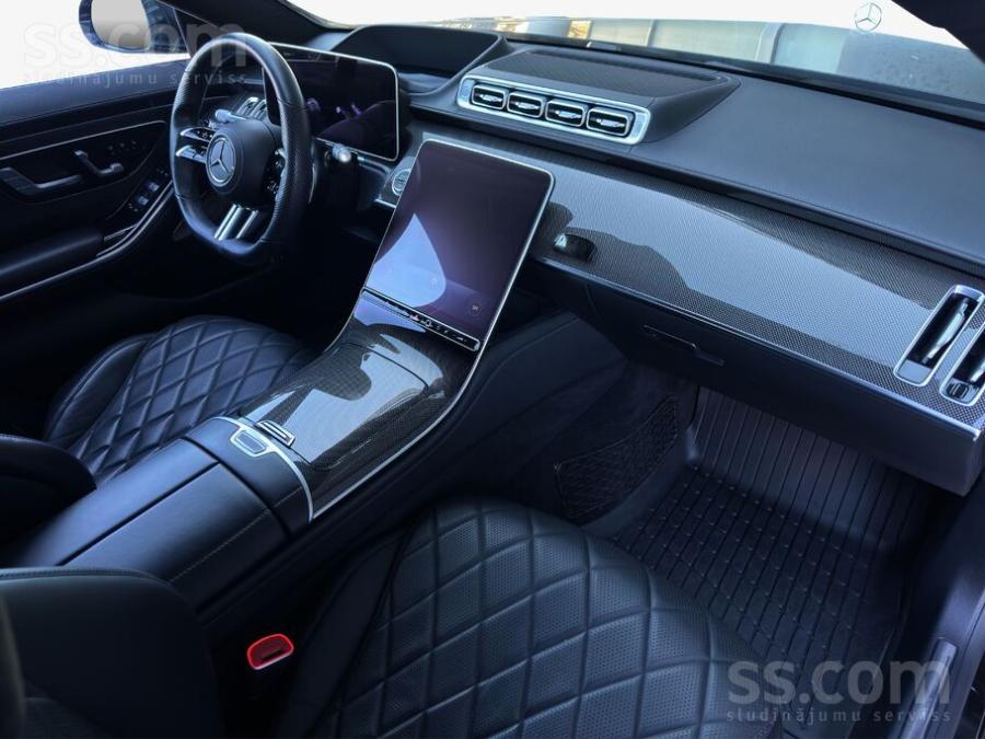Melns Mercedes-Benz S 500 2021 Rīga, ar dzinēja tilpumu 3.00 L un nobraukumu 33 tūkst. km par 83900 €, foto 6 vietnē AUTOMOTO.COM.LV
