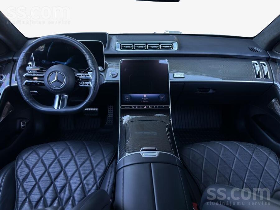 Melns Mercedes-Benz S 500 2021 Rīga, ar dzinēja tilpumu 3.00 L un nobraukumu 33 tūkst. km par 83900 €, foto 8 vietnē AUTOMOTO.COM.LV
