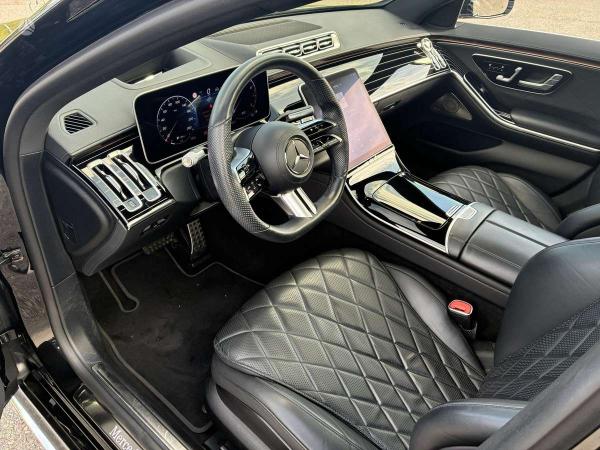 Black Mercedes-Benz S 500 2021 in Kaunas, with an engine capacity of 3.00 L and mileage of 132 thousand km for 74900 €, photo 10 on AUTOMOTO.COM.LV