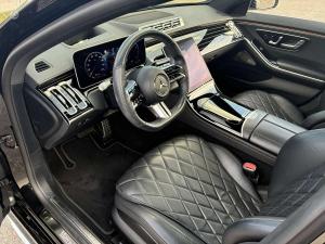 Black Mercedes-Benz S 500 2021 in Kaunas, with an engine capacity of 3.00 L and mileage of 132 thousand km for 74900 €, photo 10 on AUTOMOTO.COM.LV