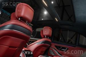 Melns Mercedes-Benz S 500 2022 Rīga, ar dzinēja tilpumu 4.00 L un nobraukumu 35 tūkst. km par 79000 €, foto 13 vietnē AUTOMOTO.COM.LV