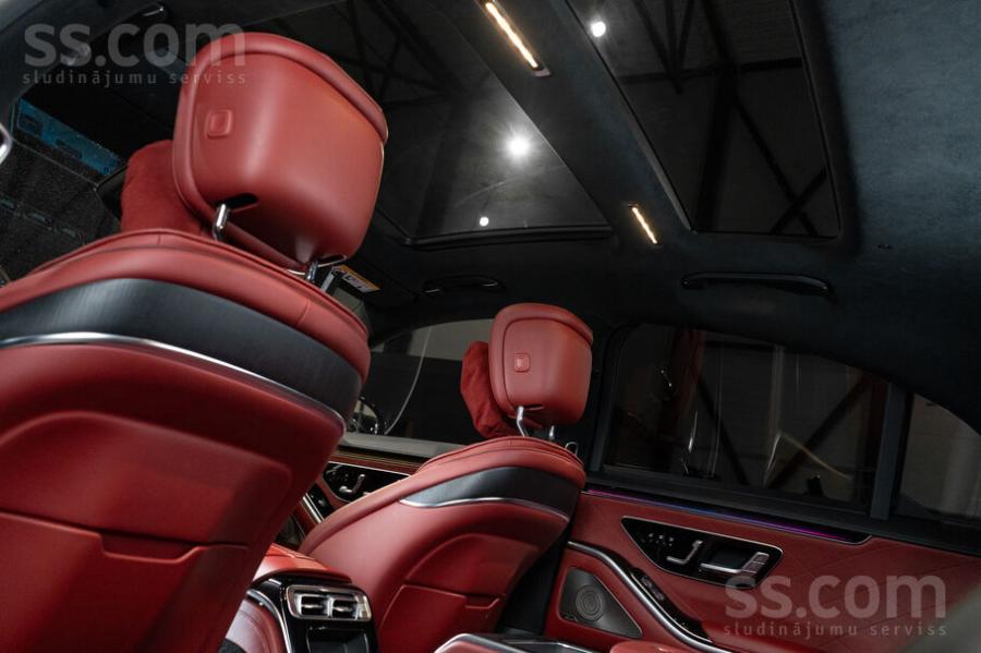 Melns Mercedes-Benz S 500 2022 Rīga, ar dzinēja tilpumu 4.00 L un nobraukumu 35 tūkst. km par 79000 €, foto 13 vietnē AUTOMOTO.COM.LV