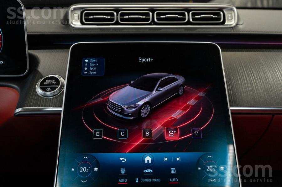 Melns Mercedes-Benz S 500 2022 Rīga, ar dzinēja tilpumu 4.00 L un nobraukumu 35 tūkst. km par 79000 €, foto 26 vietnē AUTOMOTO.COM.LV