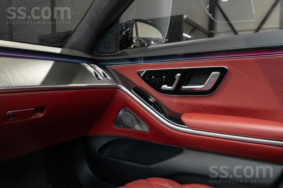 Melns Mercedes-Benz S 500 2022 Rīga, ar dzinēja tilpumu 4.00 L un nobraukumu 35 tūkst. km par 79000 €, foto 31 vietnē AUTOMOTO.COM.LV
