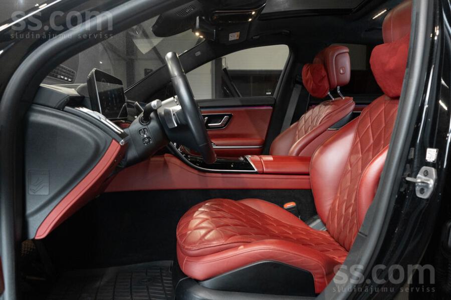 Melns Mercedes-Benz S 500 2022 Rīga, ar dzinēja tilpumu 4.00 L un nobraukumu 35 tūkst. km par 79000 €, foto 34 vietnē AUTOMOTO.COM.LV