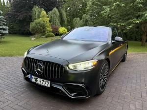 Melns Mercedes-Benz S 500 2022 Viļņa, ar dzinēja tilpumu 3.00 L un nobraukumu 66 tūkst. km par 64900 €, foto  vietnē AUTOMOTO.COM.LV
