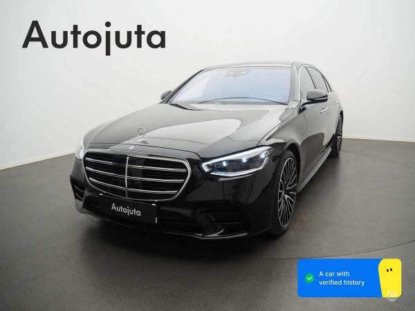 Melns Mercedes-Benz S 500 2022 Viļņa, ar dzinēja tilpumu 3.00 L un nobraukumu 53 tūkst. km par 79900 €, foto 1 vietnē AUTOMOTO.COM.LV