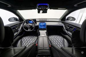 Black Mercedes-Benz S 500 2022 in Vilnius, with an engine capacity of 3.00 L and mileage of 53 thousand km for 79900 €, photo 16 on AUTOMOTO.COM.LV