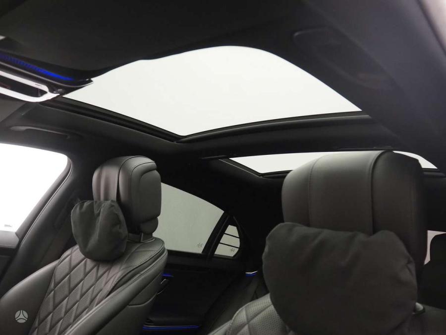 Black Mercedes-Benz S 500 2022 in Vilnius, with an engine capacity of 3.00 L and mileage of 53 thousand km for 79900 €, photo 18 on AUTOMOTO.COM.LV