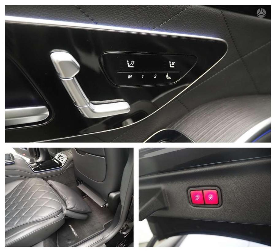 Black Mercedes-Benz S 500 2022 in Vilnius, with an engine capacity of 3.00 L and mileage of 53 thousand km for 79900 €, photo 32 on AUTOMOTO.COM.LV