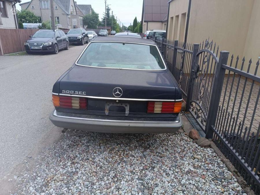 Zils Mercedes-Benz S 500 1985 Marijampole, ar dzinēja tilpumu 5.00 L un nobraukumu 140 tūkst. km par 9100 €, foto 4 vietnē AUTOMOTO.COM.LV