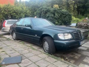 Blue Mercedes-Benz S 500 1996 in Kaunas, with an engine capacity of 5.00 L and mileage of 265 thousand km for 7500 €, photo  on AUTOMOTO.COM.LV