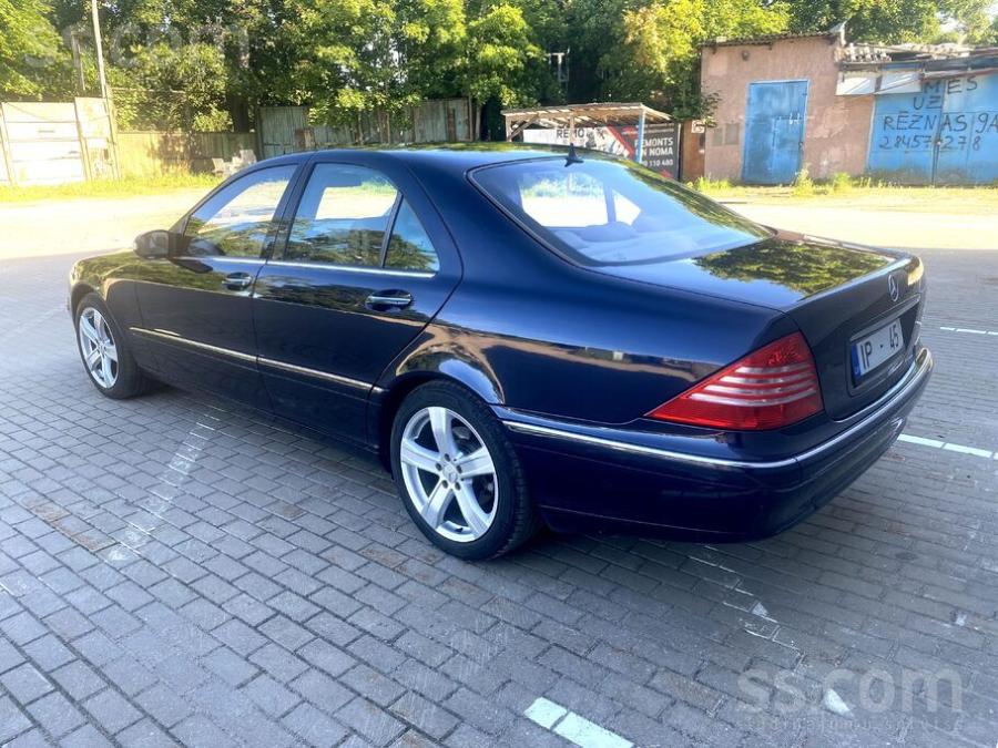 Zils Mercedes-Benz S 500 2003 Rīga, ar dzinēja tilpumu 5.00 L un nobraukumu 244 tūkst. km par 5500 €, foto 4 vietnē AUTOMOTO.COM.LV