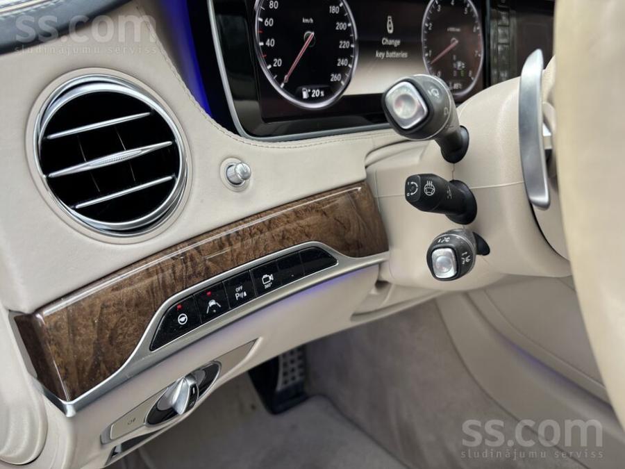 Zils Mercedes-Benz S 500 2014 Rīga, ar dzinēja tilpumu 4.70 L un nobraukumu 110 tūkst. km par 28990 €, foto 6 vietnē AUTOMOTO.COM.LV