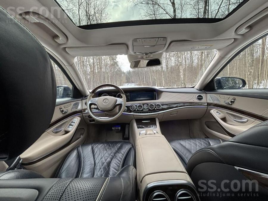 Zils Mercedes-Benz S 500 2014 Rīga, ar dzinēja tilpumu 4.70 L un nobraukumu 110 tūkst. km par 28990 €, foto 7 vietnē AUTOMOTO.COM.LV