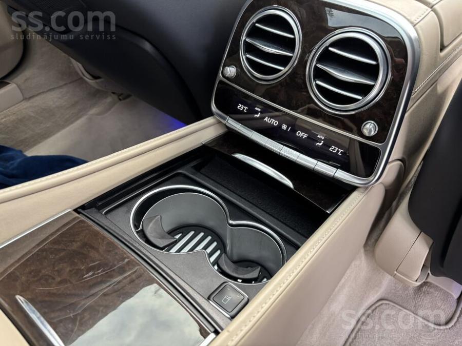 Zils Mercedes-Benz S 500 2014 Rīga, ar dzinēja tilpumu 4.70 L un nobraukumu 110 tūkst. km par 28990 €, foto 11 vietnē AUTOMOTO.COM.LV