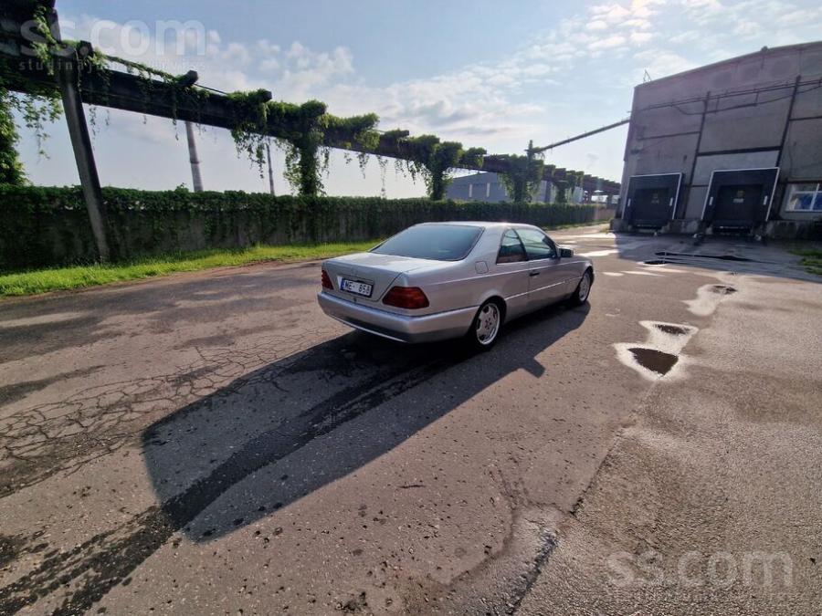 Серый Мерседес С 500 1993 в Юрмала, объемом двигателя 5.00 л и пробегом 286 тыс. км за 14500 €, фото 5 на AUTOMOTO.COM.LV