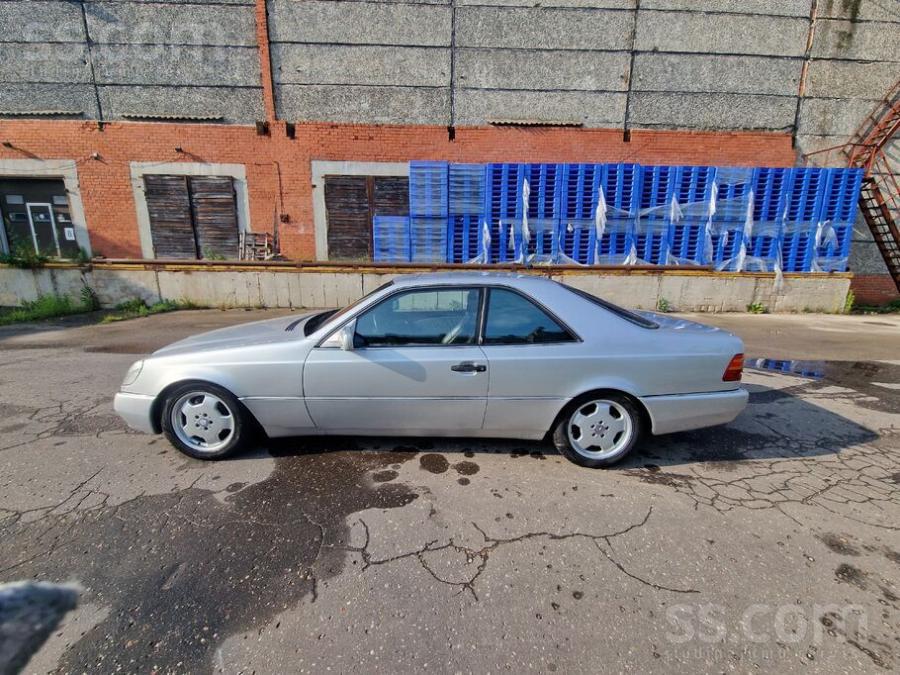 Серый Мерседес С 500 1993 в Юрмала, объемом двигателя 5.00 л и пробегом 286 тыс. км за 14500 €, фото 8 на AUTOMOTO.COM.LV