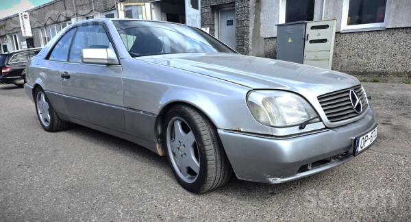 Grey Mercedes-Benz S 500 1994 in Riga, with an engine capacity of 5.00 L and mileage of 292 thousand km for 6750 €, photo 2 on AUTOMOTO.COM.LV
