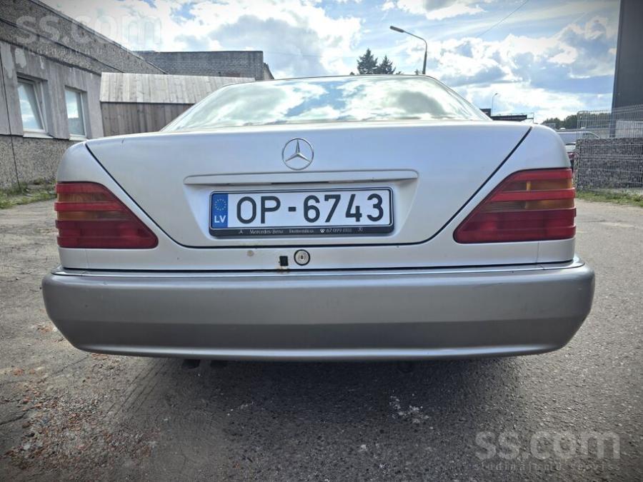 Серый Мерседес С 500 1994 в Рига, объемом двигателя 5.00 л и пробегом 292 тыс. км за 6750 €, фото 6 на AUTOMOTO.COM.LV