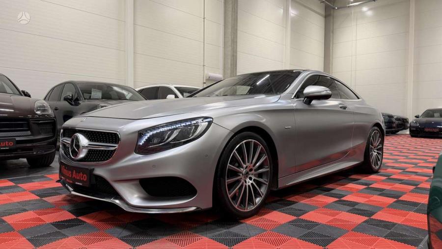 Pelēks Mercedes-Benz S 500 2015 Viļņa, ar dzinēja tilpumu 4.60 L un nobraukumu 171 tūkst. km par 55500 €, foto 1 vietnē AUTOMOTO.COM.LV