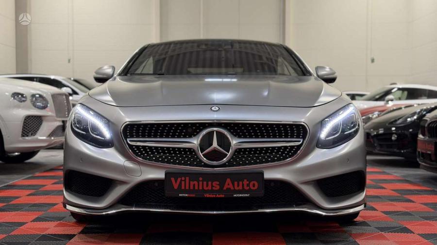 Pelēks Mercedes-Benz S 500 2015 Viļņa, ar dzinēja tilpumu 4.60 L un nobraukumu 171 tūkst. km par 55500 €, foto 3 vietnē AUTOMOTO.COM.LV