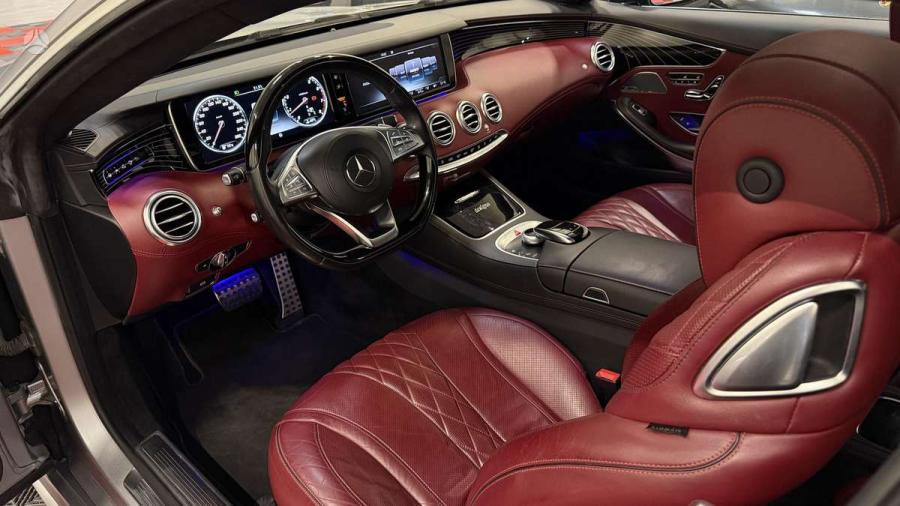 Pelēks Mercedes-Benz S 500 2015 Viļņa, ar dzinēja tilpumu 4.60 L un nobraukumu 171 tūkst. km par 55500 €, foto 14 vietnē AUTOMOTO.COM.LV
