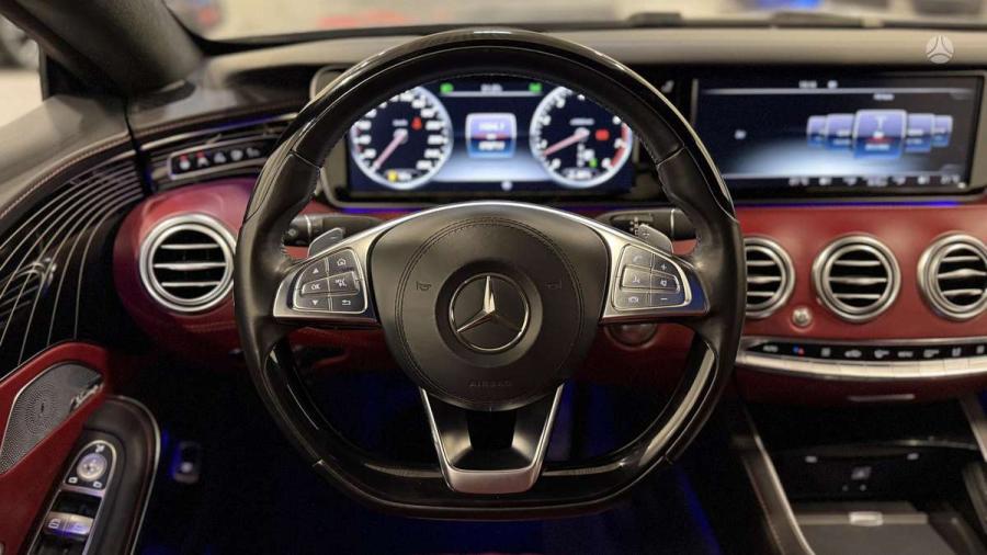 Pelēks Mercedes-Benz S 500 2015 Viļņa, ar dzinēja tilpumu 4.60 L un nobraukumu 171 tūkst. km par 55500 €, foto 30 vietnē AUTOMOTO.COM.LV