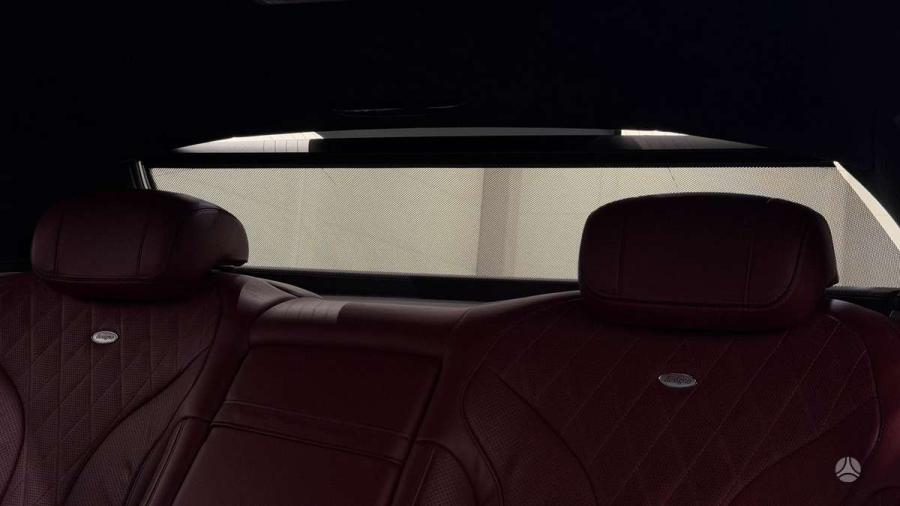 Pelēks Mercedes-Benz S 500 2015 Viļņa, ar dzinēja tilpumu 4.60 L un nobraukumu 171 tūkst. km par 55500 €, foto 39 vietnē AUTOMOTO.COM.LV