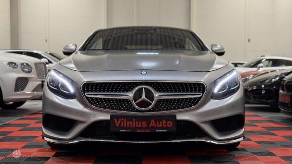 Grey Mercedes-Benz S 500 2015 in Vilnius, with an engine capacity of 4.66 L and mileage of 171 thousand km for 49900 €, photo 2 on AUTOMOTO.COM.LV