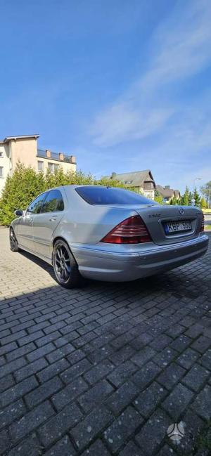 Grey Mercedes-Benz S 500 1999 in Klaipeda, with an engine capacity of 5.00 L and mileage of 292 thousand km for 3700 €, photo 1 on AUTOMOTO.COM.LV