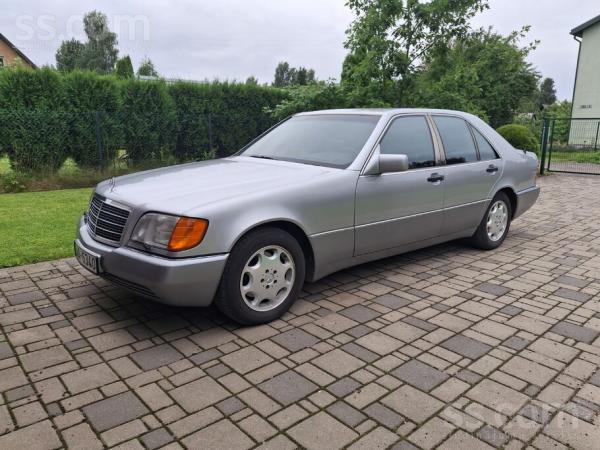 Pelēks Mercedes-Benz S 500 1991 Rīga, ar dzinēja tilpumu 5.00 L un nobraukumu 250 tūkst. km par 14500 €, foto 1 vietnē AUTOMOTO.COM.LV
