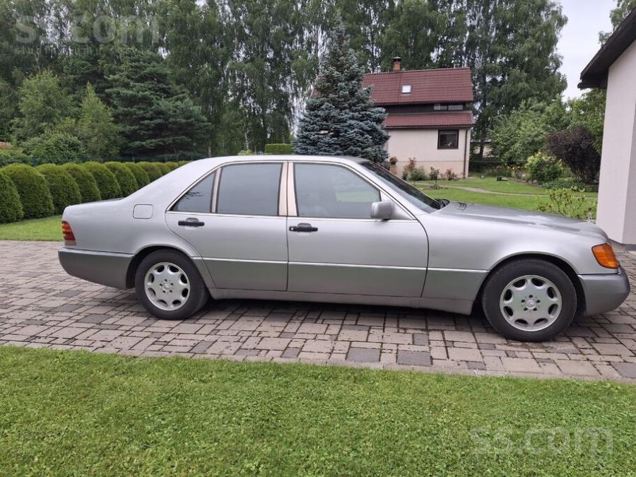 Pelēks Mercedes-Benz S 500 1991 Rīga, ar dzinēja tilpumu 5.00 L un nobraukumu 250 tūkst. km par 14500 €, foto 7 vietnē AUTOMOTO.COM.LV