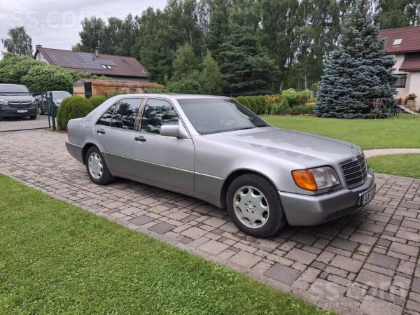 Pelēks Mercedes-Benz S 500 1991 Rīga, ar dzinēja tilpumu 5.00 L un nobraukumu 250 tūkst. km par 14500 €, foto 7 vietnē AUTOMOTO.COM.LV