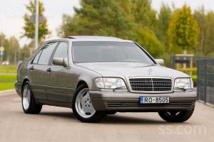 Pelēks Mercedes-Benz S 500 1995 Jelgava, ar dzinēja tilpumu 5.00 L un nobraukumu 113 tūkst. km par 15000 €, foto 3 vietnē AUTOMOTO.COM.LV
