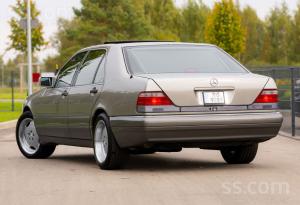 Pelēks Mercedes-Benz S 500 1995 Jelgava, ar dzinēja tilpumu 5.00 L un nobraukumu 113 tūkst. km par 15000 €, foto 5 vietnē AUTOMOTO.COM.LV
