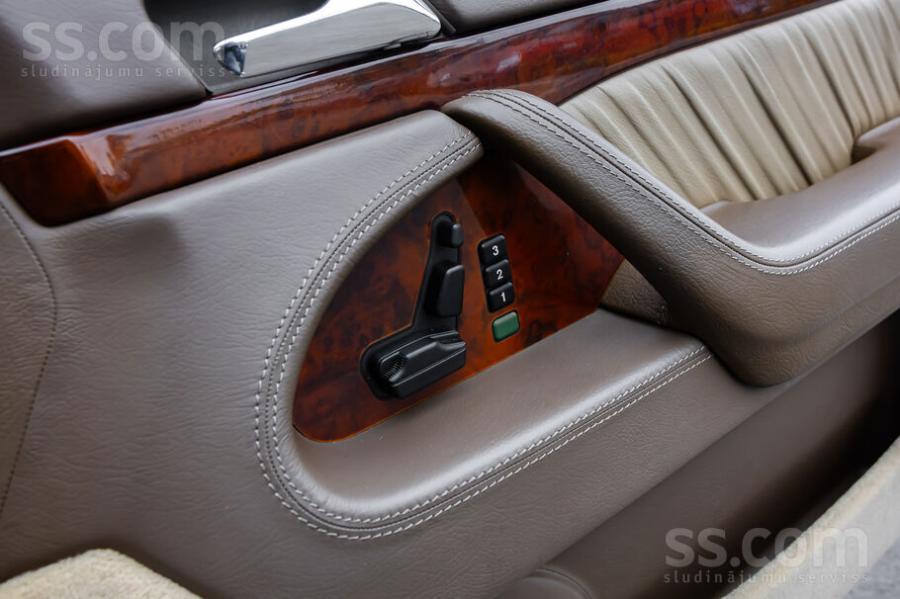 Pelēks Mercedes-Benz S 500 1995 Jelgava, ar dzinēja tilpumu 5.00 L un nobraukumu 113 tūkst. km par 15000 €, foto 10 vietnē AUTOMOTO.COM.LV