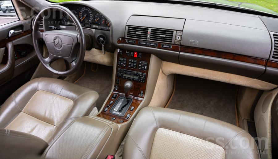 Pelēks Mercedes-Benz S 500 1995 Jelgava, ar dzinēja tilpumu 5.00 L un nobraukumu 113 tūkst. km par 15000 €, foto 14 vietnē AUTOMOTO.COM.LV