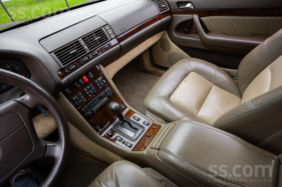 Pelēks Mercedes-Benz S 500 1995 Jelgava, ar dzinēja tilpumu 5.00 L un nobraukumu 113 tūkst. km par 15000 €, foto 20 vietnē AUTOMOTO.COM.LV