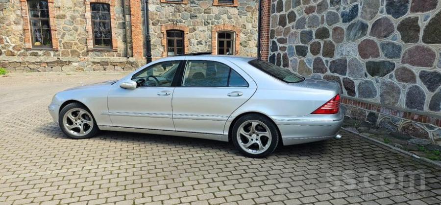 Pelēks Mercedes-Benz S 500 2003 Gulbene, ar dzinēja tilpumu 5.00 L un nobraukumu 210 tūkst. km par 6000 €, foto 4 vietnē AUTOMOTO.COM.LV