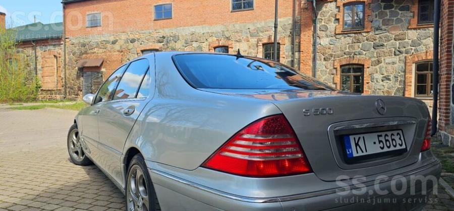 Pelēks Mercedes-Benz S 500 2003 Gulbene, ar dzinēja tilpumu 5.00 L un nobraukumu 210 tūkst. km par 6000 €, foto 5 vietnē AUTOMOTO.COM.LV
