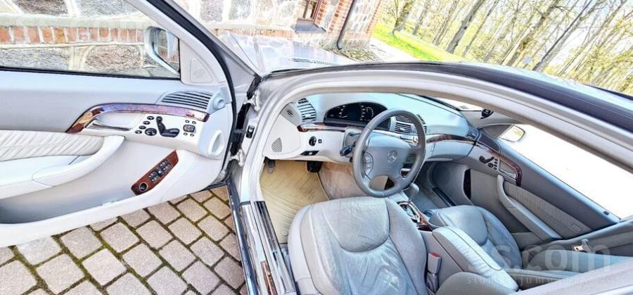 Pelēks Mercedes-Benz S 500 2003 Gulbene, ar dzinēja tilpumu 5.00 L un nobraukumu 210 tūkst. km par 6000 €, foto 16 vietnē AUTOMOTO.COM.LV