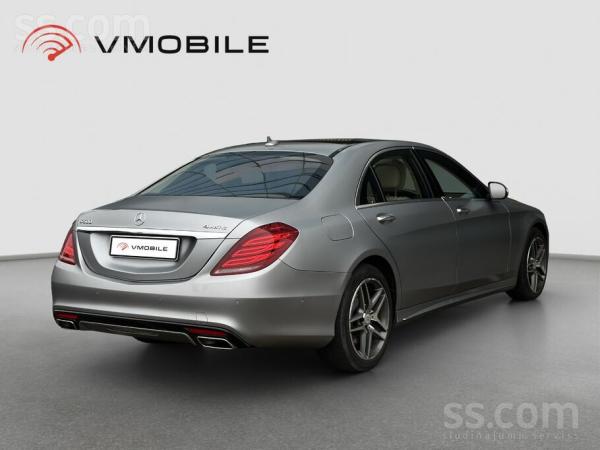 Pelēks Mercedes-Benz S 500 2014 Rīga, ar dzinēja tilpumu 4.70 L un nobraukumu 121 tūkst. km par 35990 €, foto 2 vietnē AUTOMOTO.COM.LV