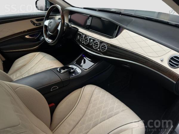Pelēks Mercedes-Benz S 500 2014 Rīga, ar dzinēja tilpumu 4.70 L un nobraukumu 121 tūkst. km par 35990 €, foto 5 vietnē AUTOMOTO.COM.LV