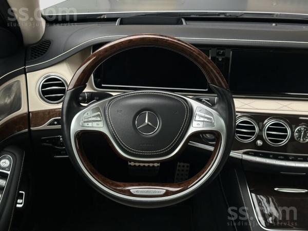 Pelēks Mercedes-Benz S 500 2014 Rīga, ar dzinēja tilpumu 4.70 L un nobraukumu 121 tūkst. km par 35990 €, foto 8 vietnē AUTOMOTO.COM.LV